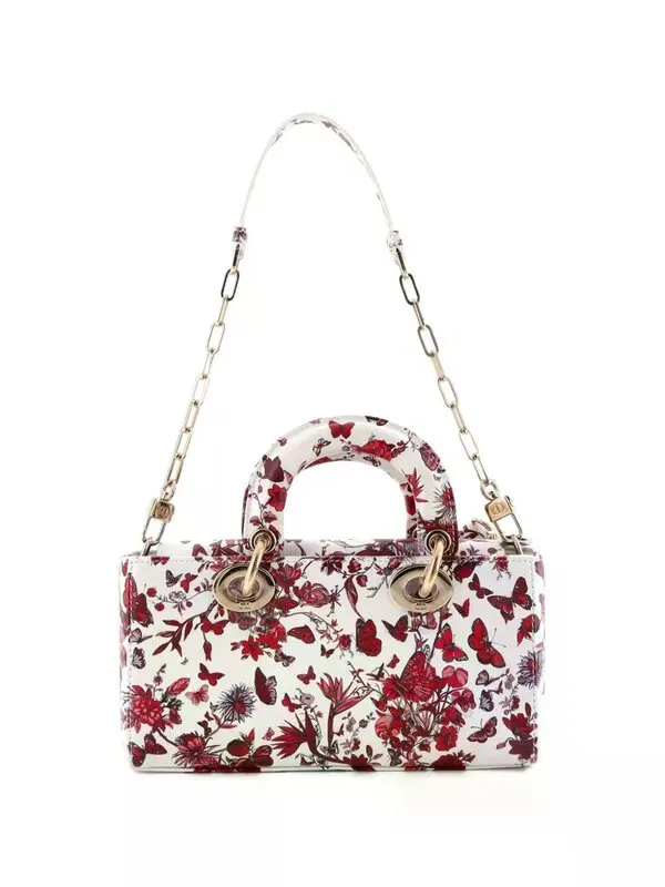 Dior Lady D-joy Printed Leather Small Satchel - Multicolour