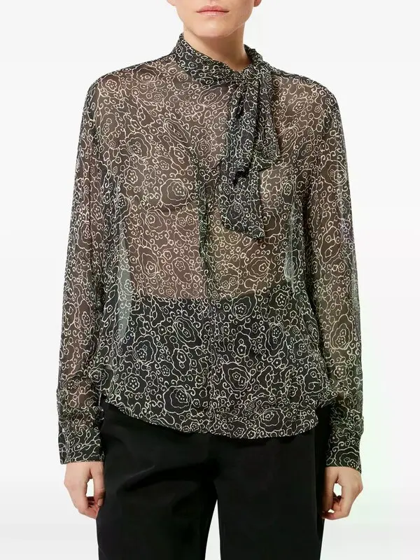 MARANT ETOILE Leona Floral Print Top