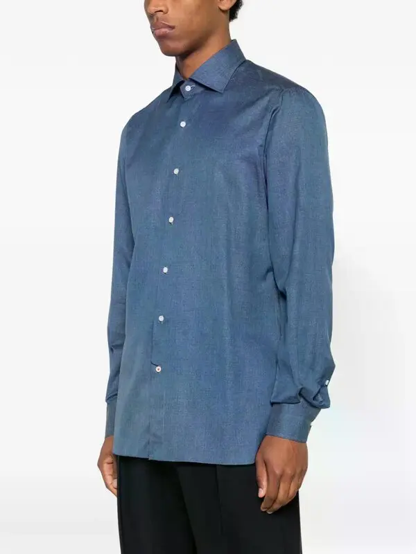 Isaia Button-fasteining Shirt