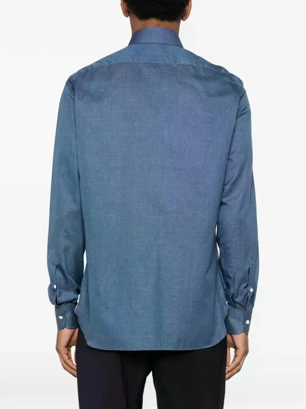 Isaia Button-fasteining Shirt