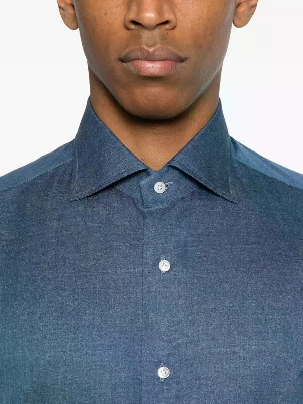 Isaia Button-fasteining Shirt