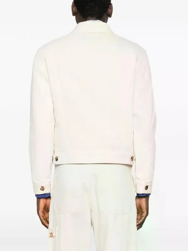 Valentino Garavani Logo Detail Denim Jacket