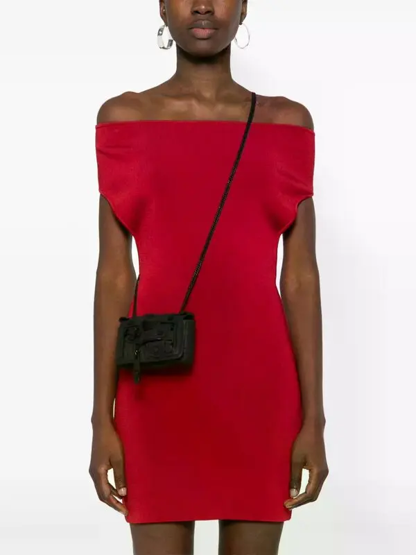 Moschino Mini Biker Leather Bag