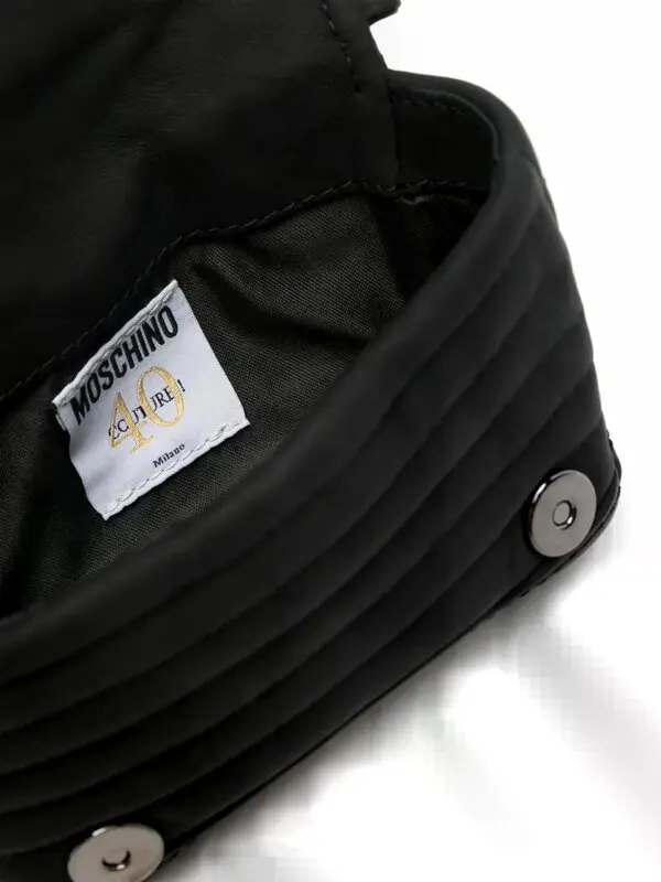 Moschino Mini Biker Leather Bag