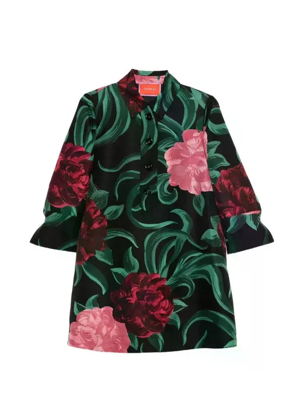 La DoubleJ Floral-pattern Mini Dress