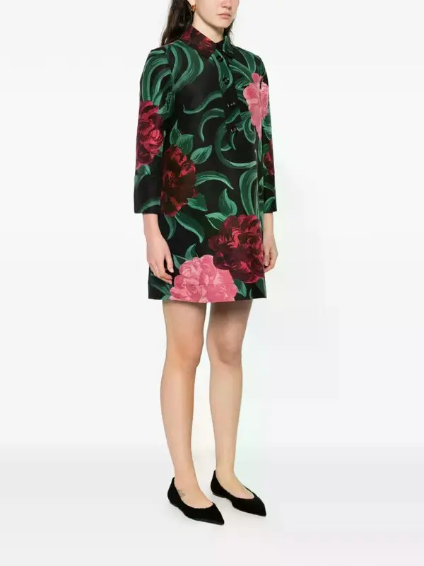 La DoubleJ Floral-pattern Mini Dress