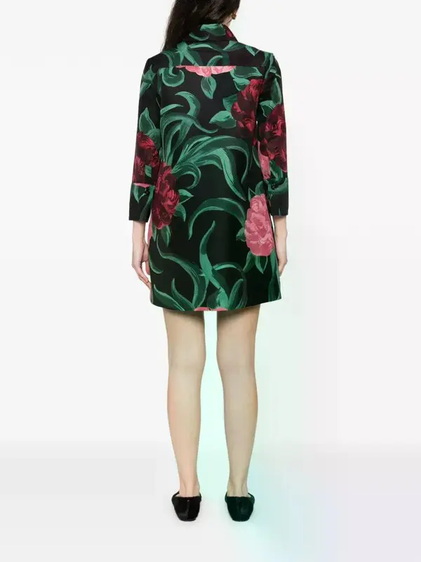 La DoubleJ Floral-pattern Mini Dress