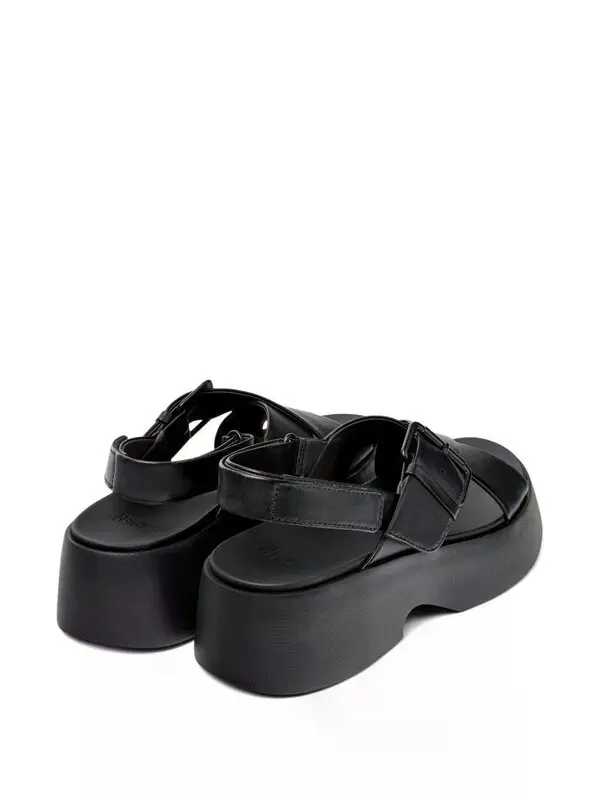 Camper Tasha Buckle-straps Sandals - Black