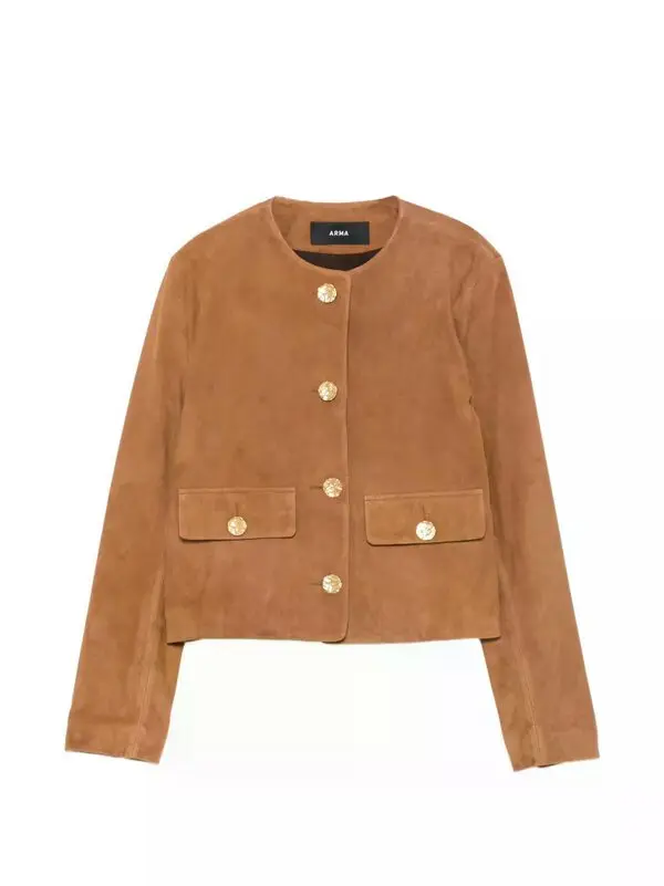 ARMA Button-up Jacket - Brown