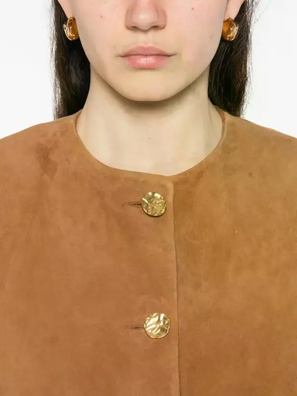 ARMA Button-up Jacket - Brown