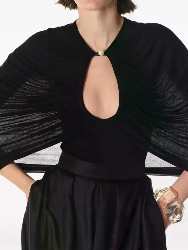 MANURI Draped Blouse