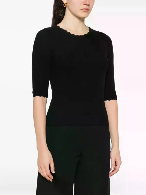 PHILO-SOFIE Lace-trimmed T-shirt