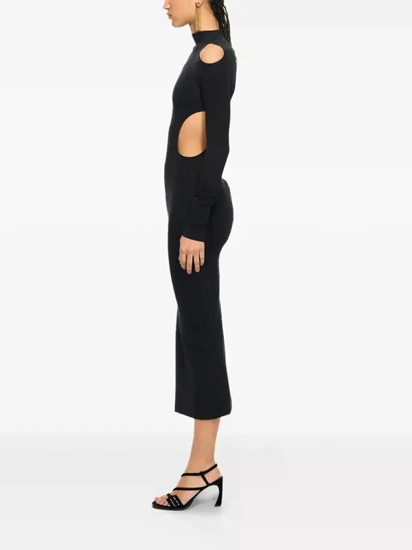 Off-White Sleek Meteor Midi Dress
