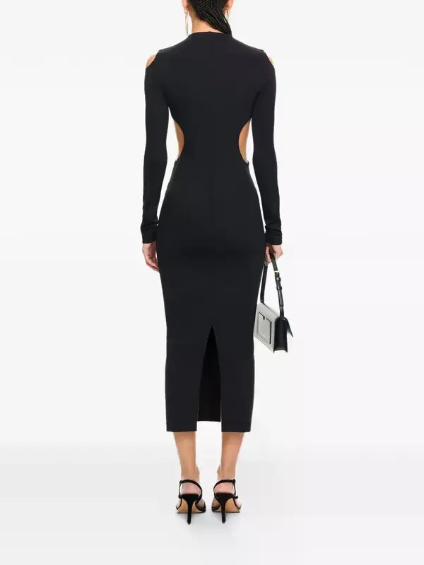 Off-White Sleek Meteor Midi Dress