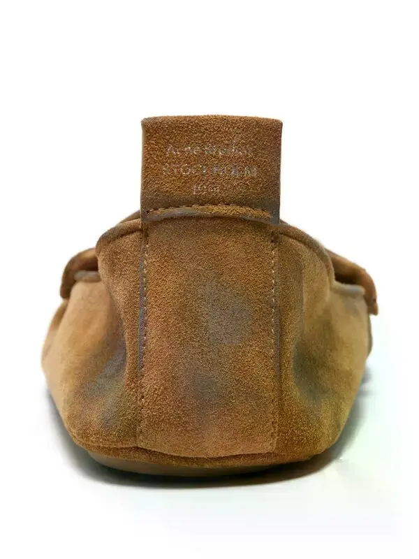 Acne Studios Suede Loafers - Neutrals