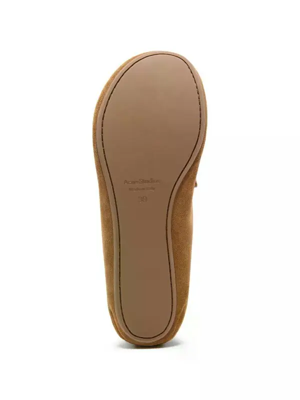 Acne Studios Suede Loafers - Neutrals