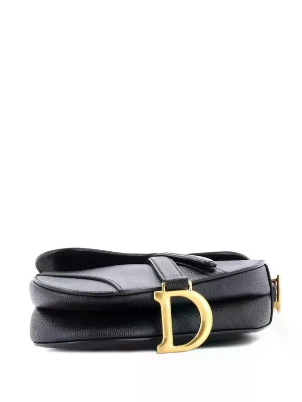 Dior Saddle Mini Shoulder Bag - Black