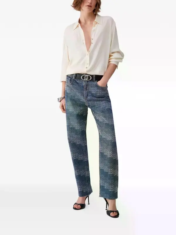 Liu Jo Logo Button Shirt