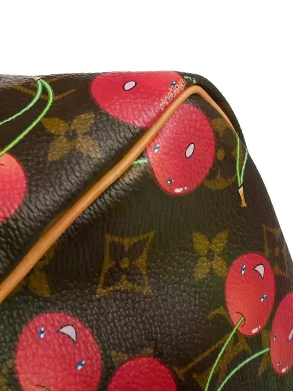 LOUIS VUITTON X Takashi Murakami Cerises Keepall 45 Duffle Bag