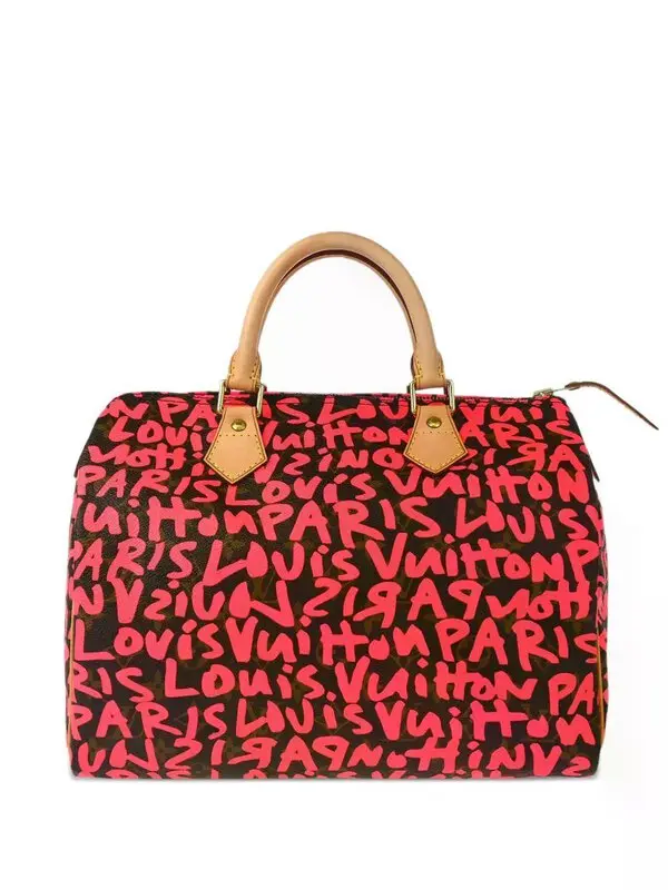 LOUIS VUITTON X Stephen Sprouse 2008 Speedy 30 Monogram Graffiti Handbag