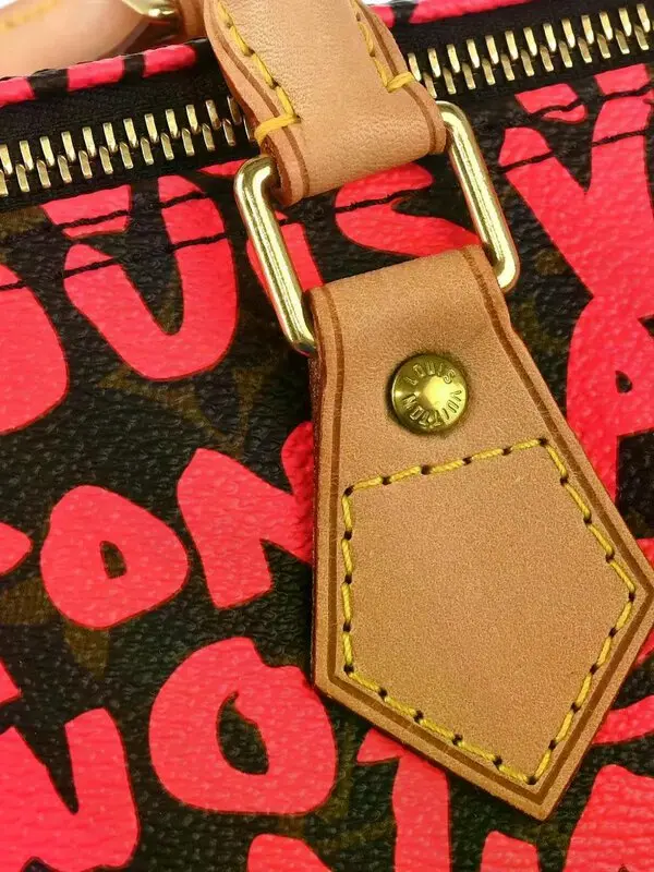 LOUIS VUITTON X Stephen Sprouse 2008 Speedy 30 Monogram Graffiti Handbag
