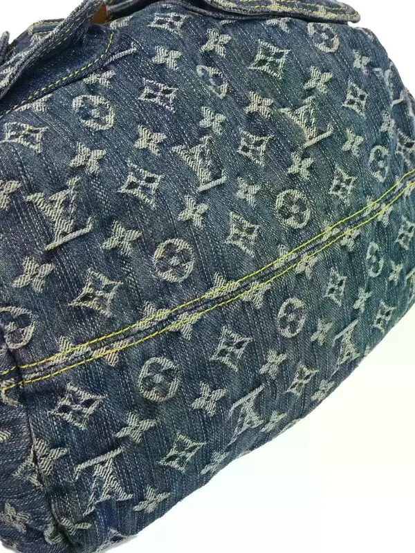 LOUIS VUITTON 2006 Sac A Dos Gm Monogram Denim Backpack - Blue