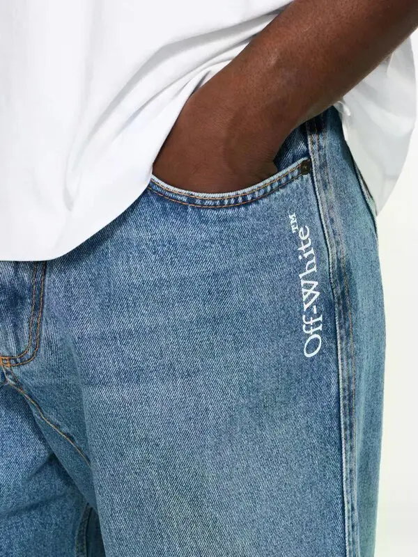 Off-White Half Arrow Twist Jeans