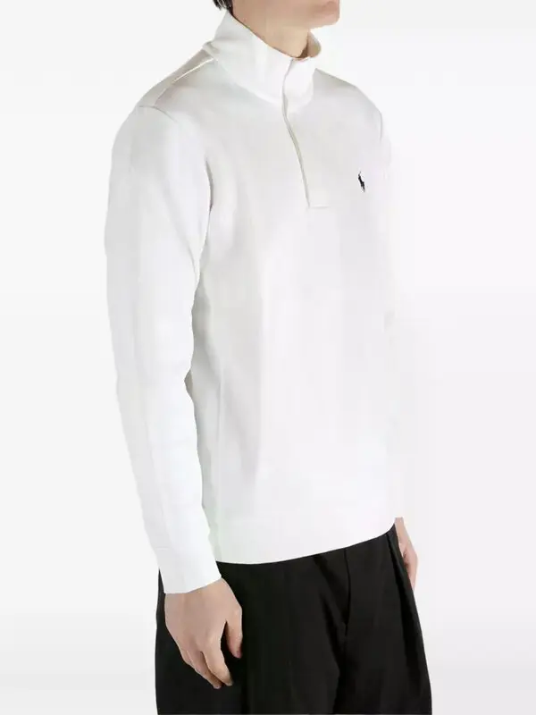 Polo Ralph Lauren Zip-neck Sweatshirt - White