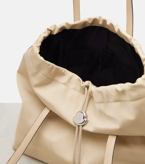 Moncler Leather-trimmed Tote Bag