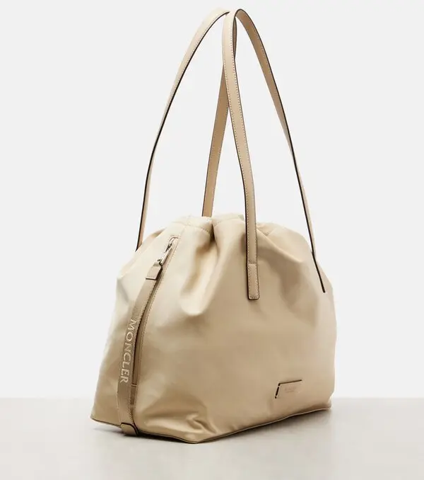 Moncler Leather-trimmed Tote Bag