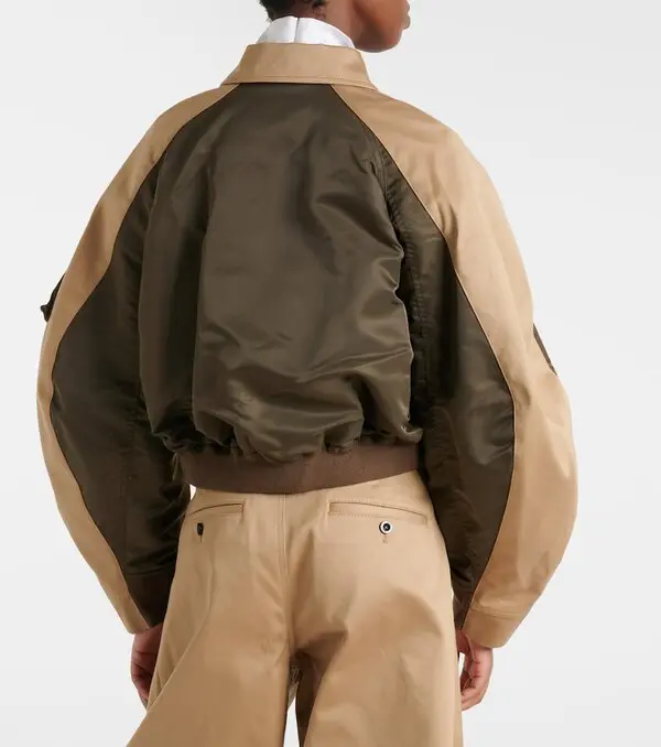 Sacai Cropped Blouson Jacket