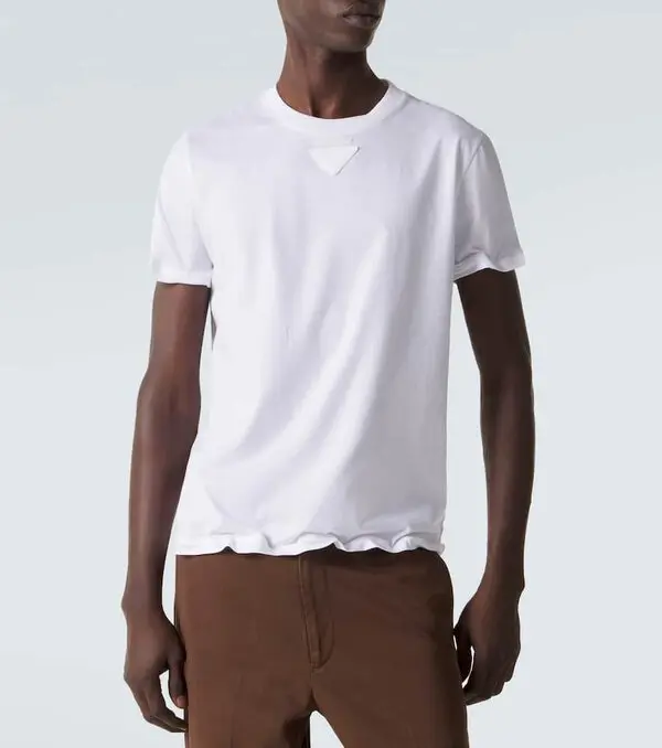 Prada Cotton Jersey T-shirt - White