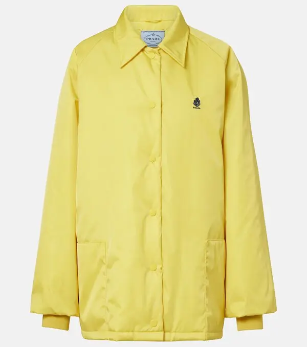 Prada Re-nylon Jacket - Yellow