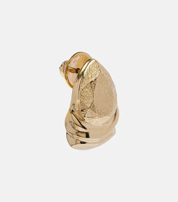 Oscar De La Renta Plated Stud Earrings