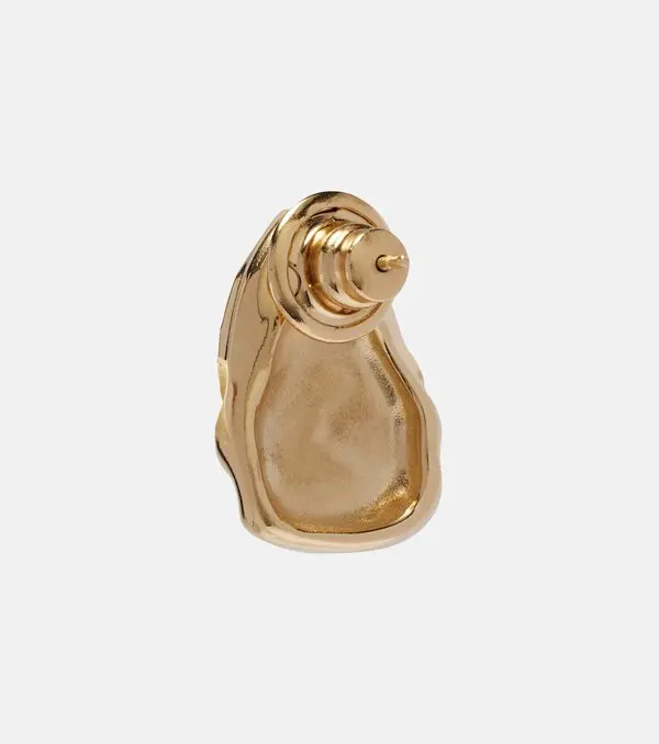 Oscar De La Renta Plated Stud Earrings