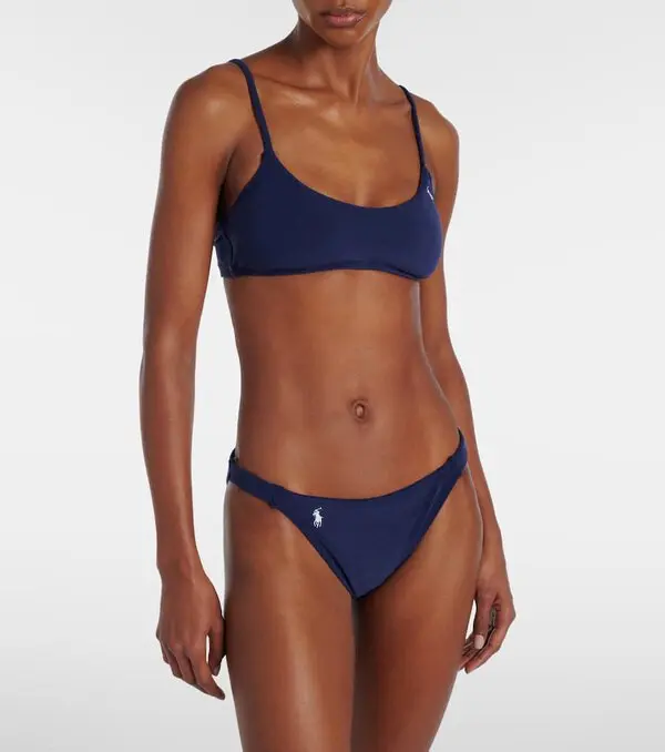 Polo Ralph Lauren Embroidered Bikini Bottoms