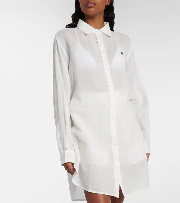 Polo Ralph Lauren Oversized Linen And Cotton Shirt
