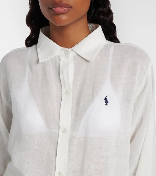 Polo Ralph Lauren Oversized Linen And Cotton Shirt