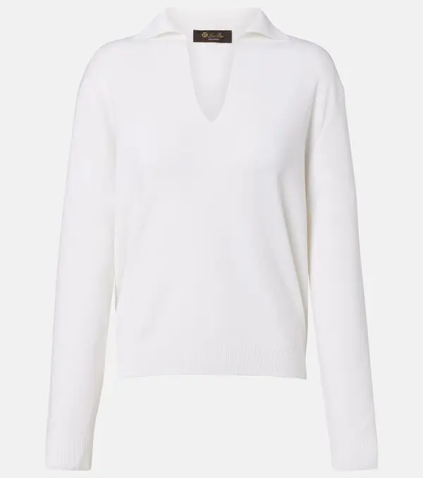 Loro Piana Siena Silk And Cotton Polo Sweater