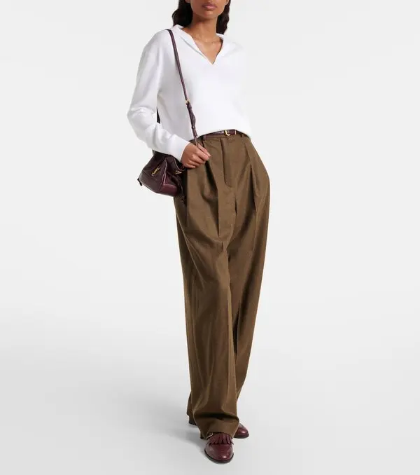 Loro Piana Siena Silk And Cotton Polo Sweater