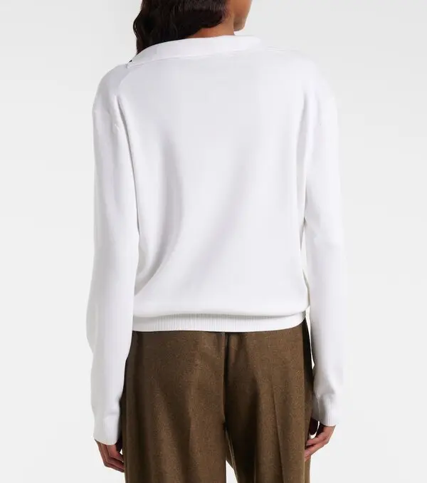 Loro Piana Siena Silk And Cotton Polo Sweater
