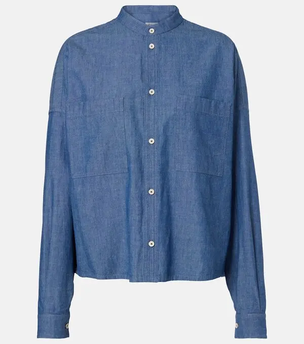 Loro Piana Gyles Cotton Chambray Shirt