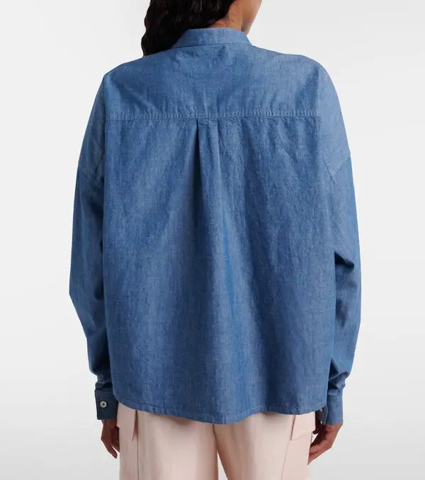Loro Piana Gyles Cotton Chambray Shirt
