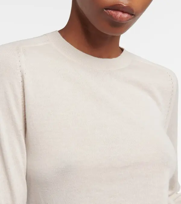 Loro Piana Piuma Cashmere Sweater - Beige