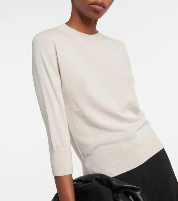 Loro Piana Piuma Cashmere Sweater - Beige