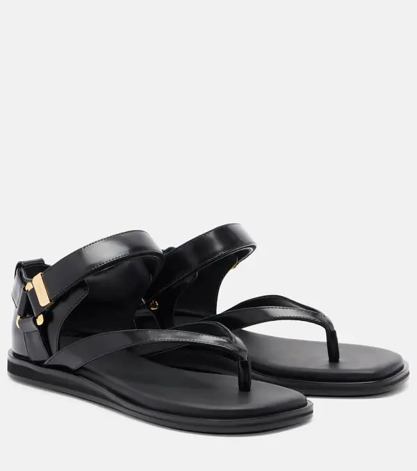 Sacai Leather Thong Sandals