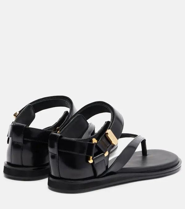 Sacai Leather Thong Sandals