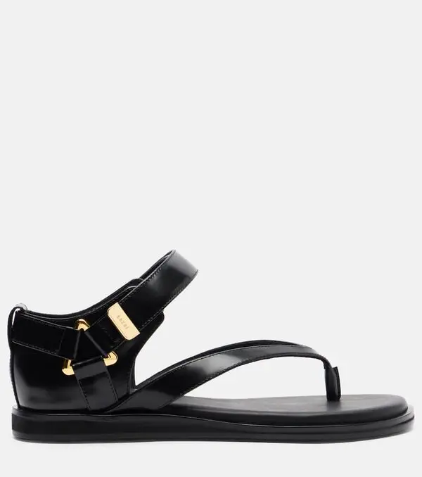 Sacai Leather Thong Sandals