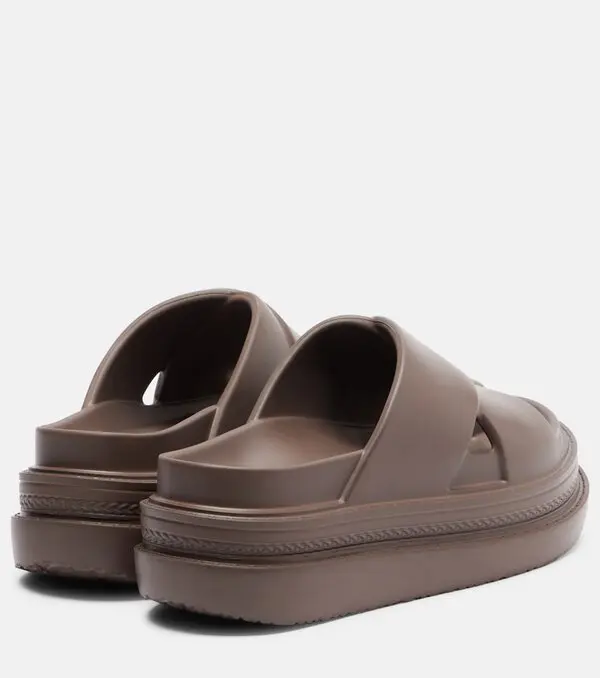 Sacai Platform Slides With Open Toe