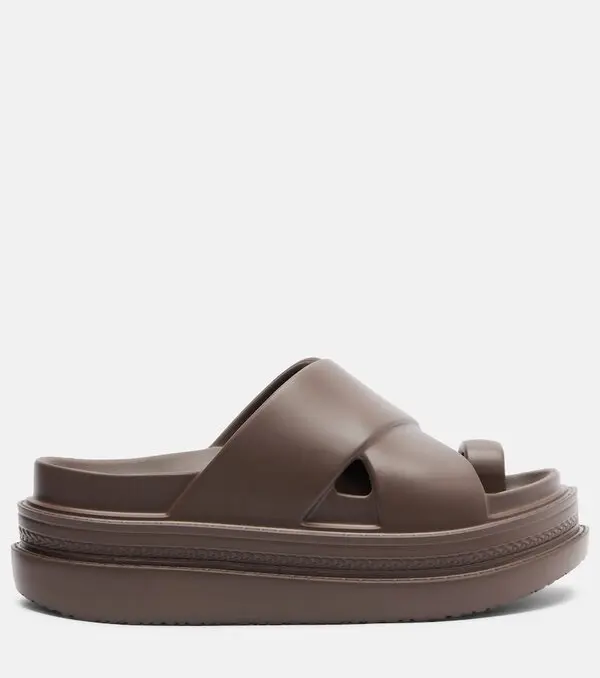 Sacai Platform Slides With Open Toe